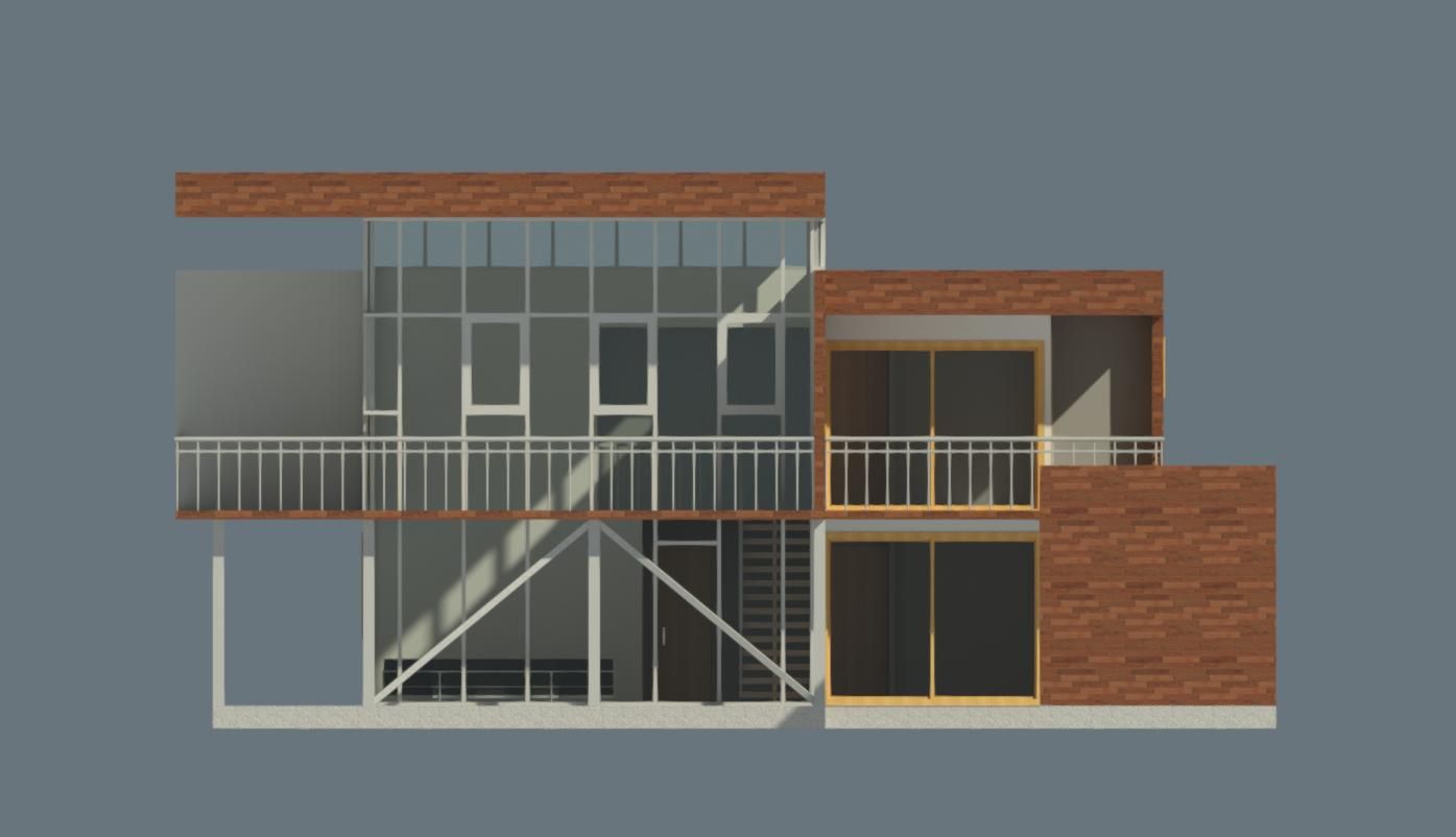 Mi proyecto del curso: Diseño y modelado arquitectónico 3D con Revit | Domestika